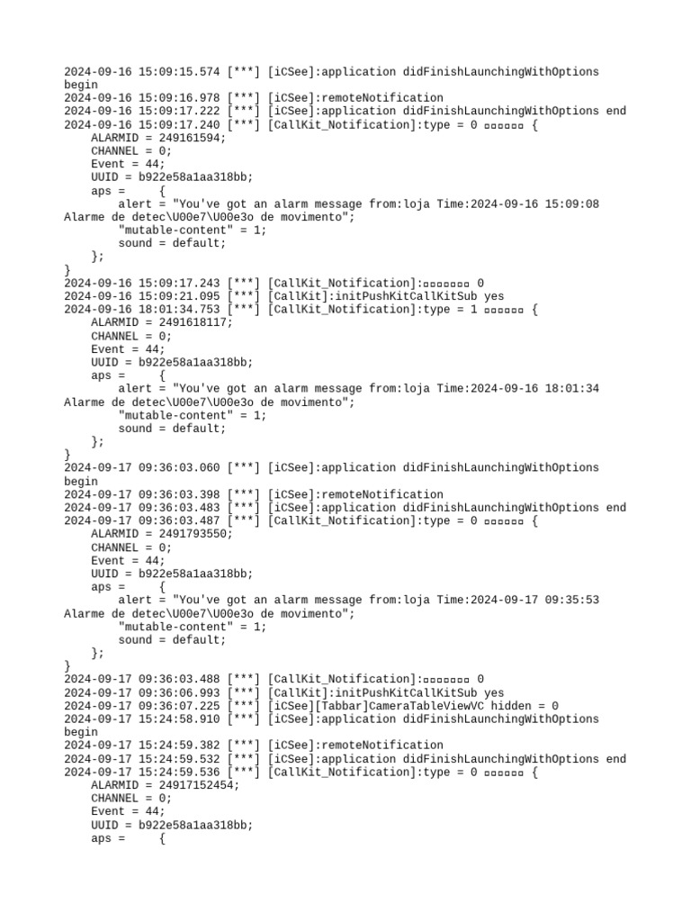 App Debug Log | PDF