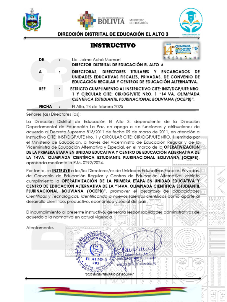 14va. OLIMPIADA CIENTÍFICA | PDF