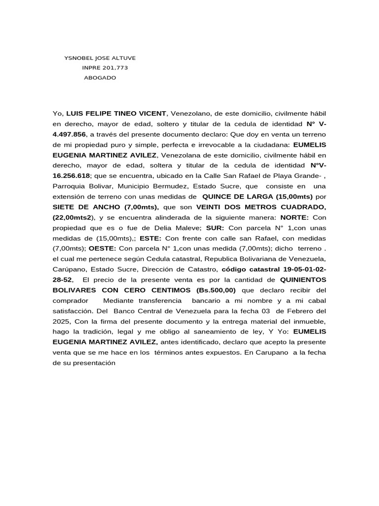 Compra Venta Euclibe | PDF