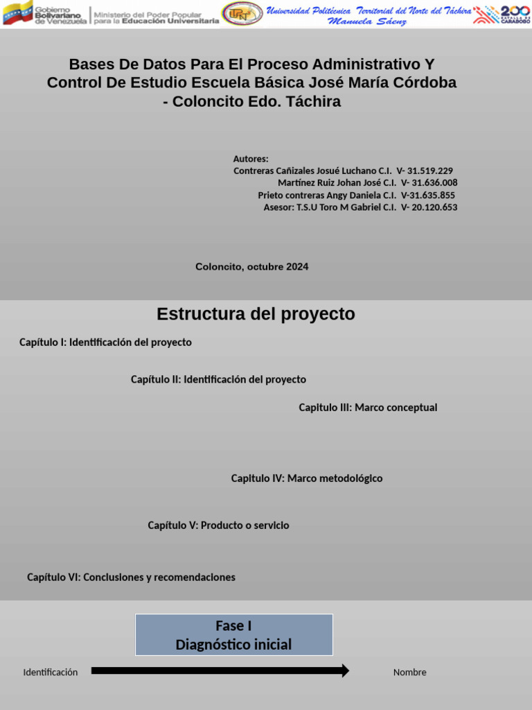 Presentacion Base de Datos | PDF | Software | Informática