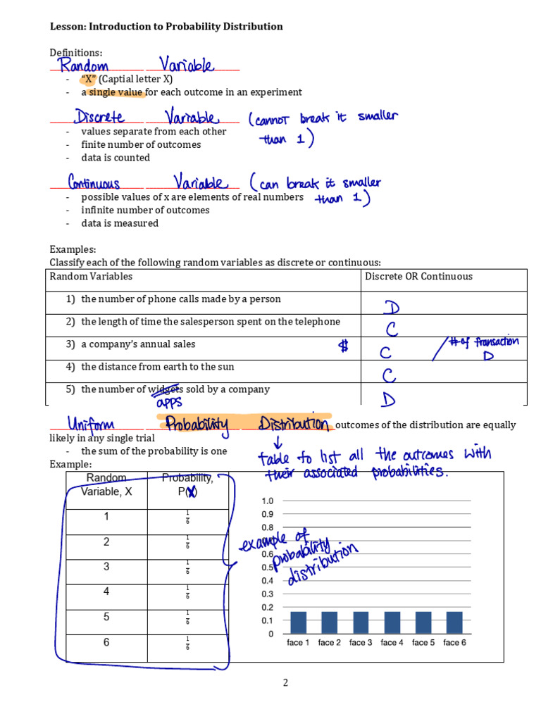 Introduction to Probability Distributions | PDF | Probability ...