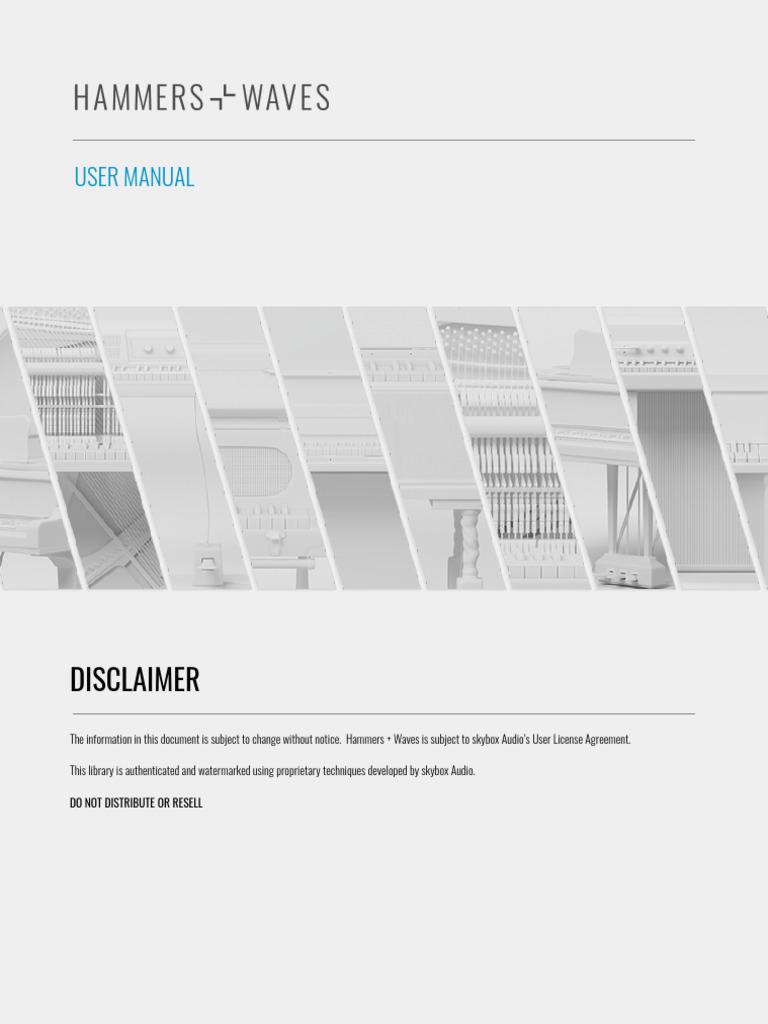 Hammers_Waves-1 | PDF | Audio Electronics | Sound Technology
