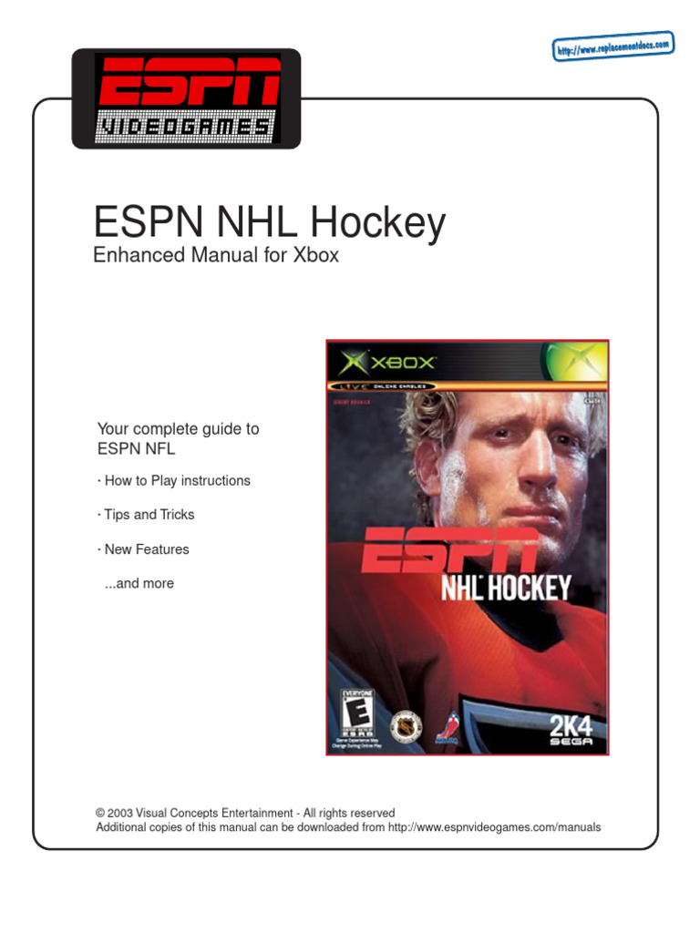 ESPN NHL Hockey (USA) | PDF | Indoor Sports | Ice Sports