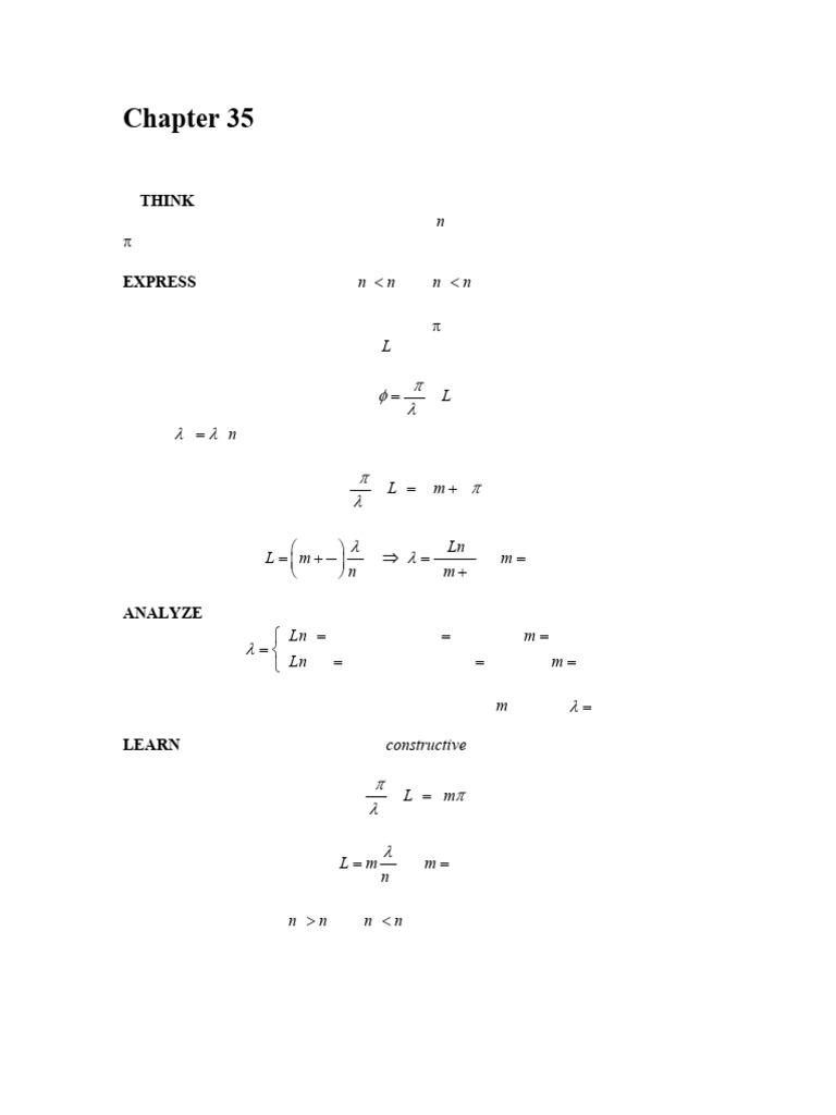 ch35 | PDF | Wavelength | Refraction