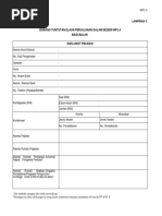 Borang Indent Alat Tulis - Baru | PDF