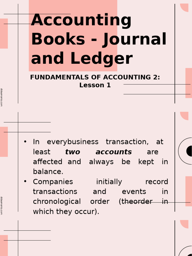 FOA2 Accounting Books Journal and Ledger | PDF | Money | Business Economics