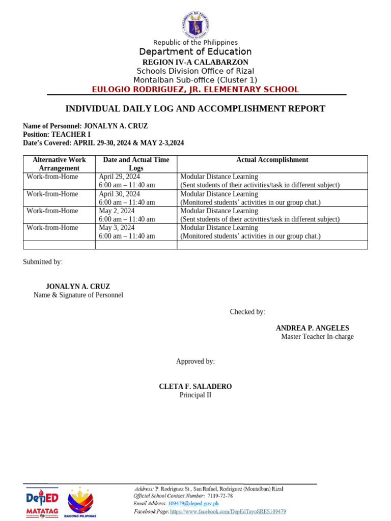 IDLAR-TEMPLATE-1 | PDF