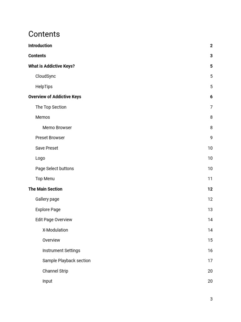 Addictive Keys 3 | PDF