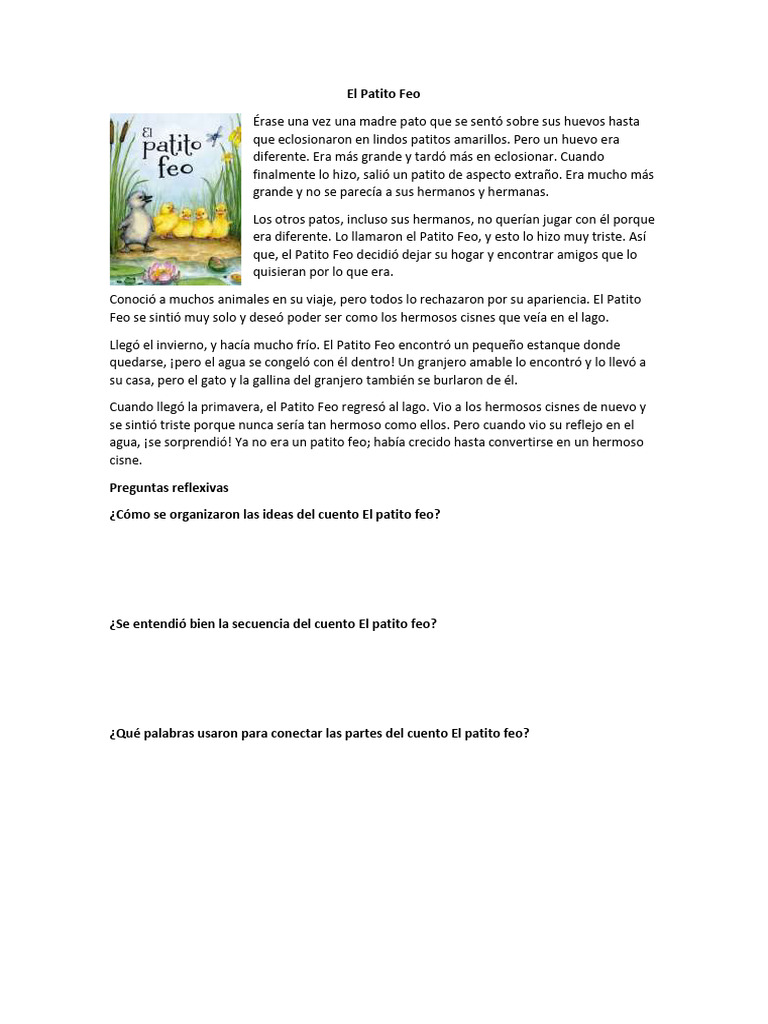 El Patito Feo | PDF