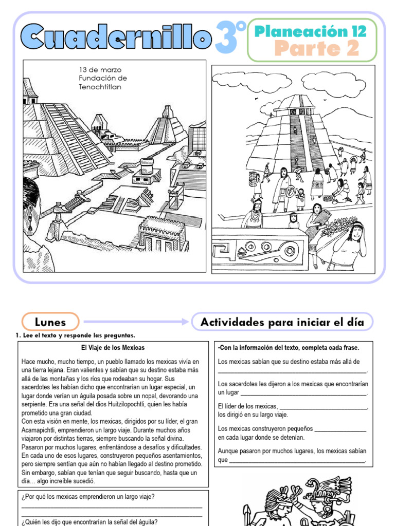 3° Mtro JP Plan 12 Cuad parte 2 | PDF