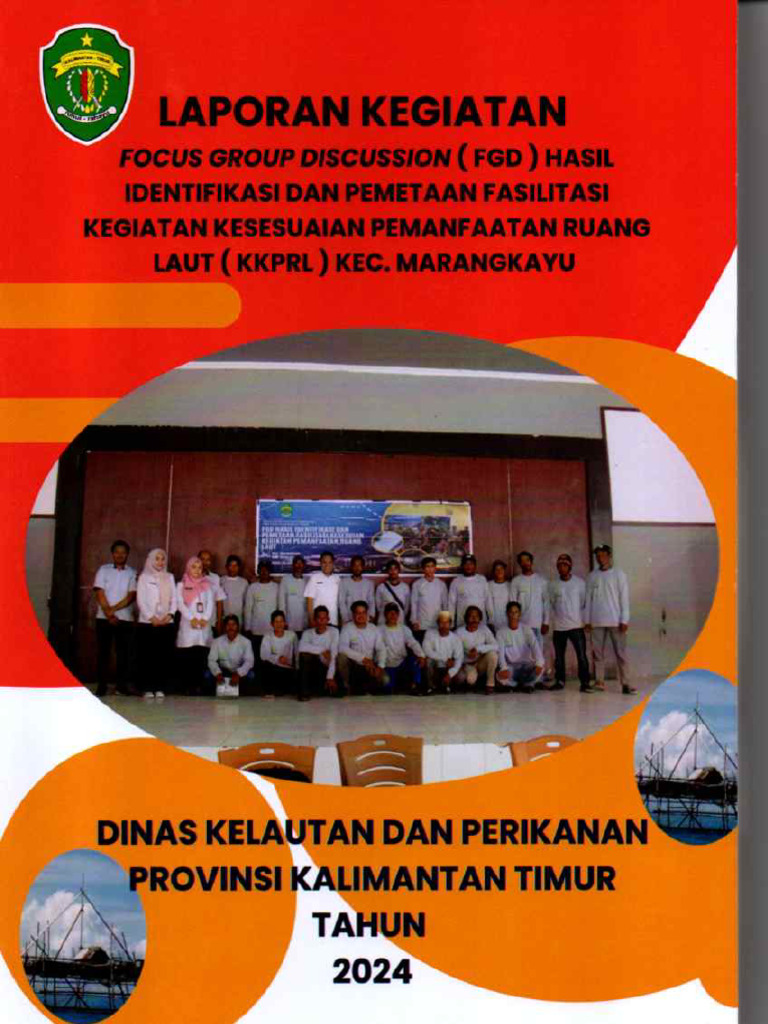 Laporan Kegiatan FGD Hasil Identifikasi Dan Pemetaan KKPRL Di Marangkayu | PDF