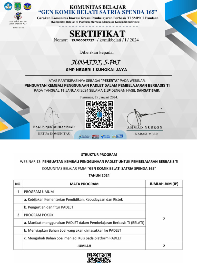 Certificate BnPa2haEtB | PDF