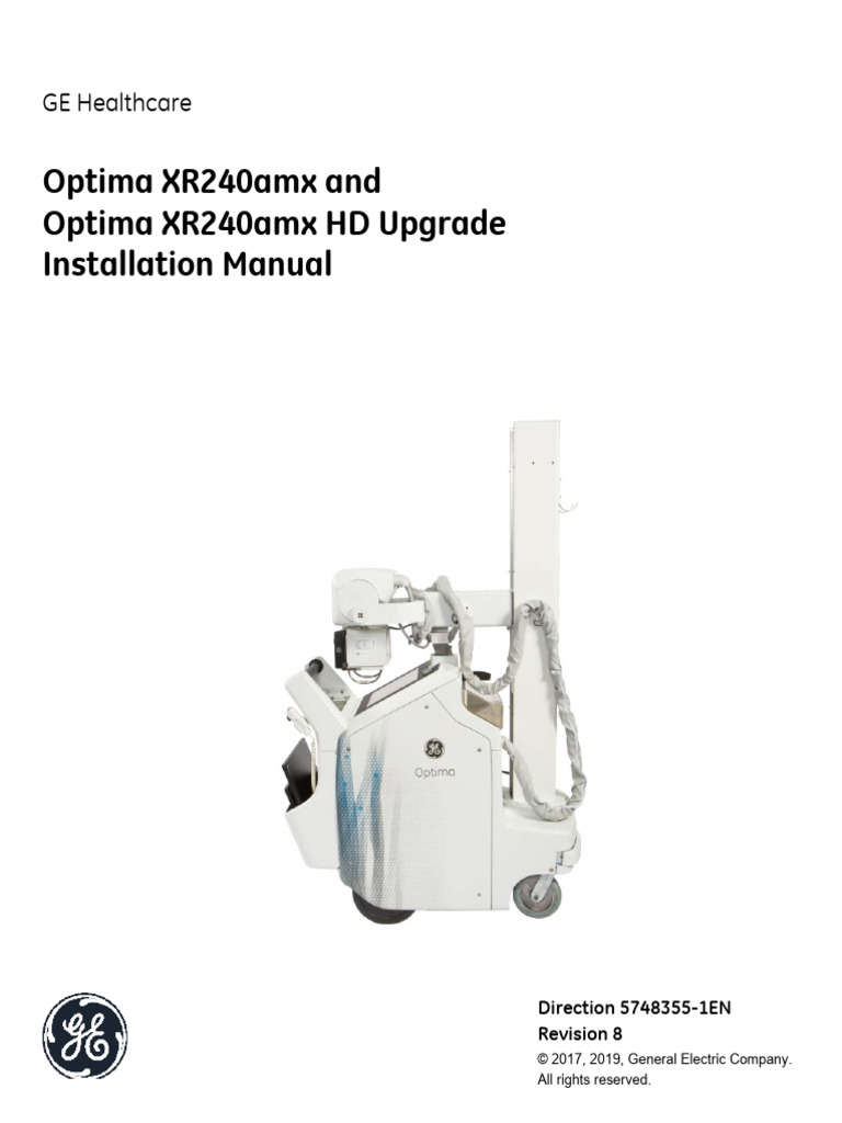 Optima XR240amx Installation Manual IM 5748355-1EN 8 | PDF