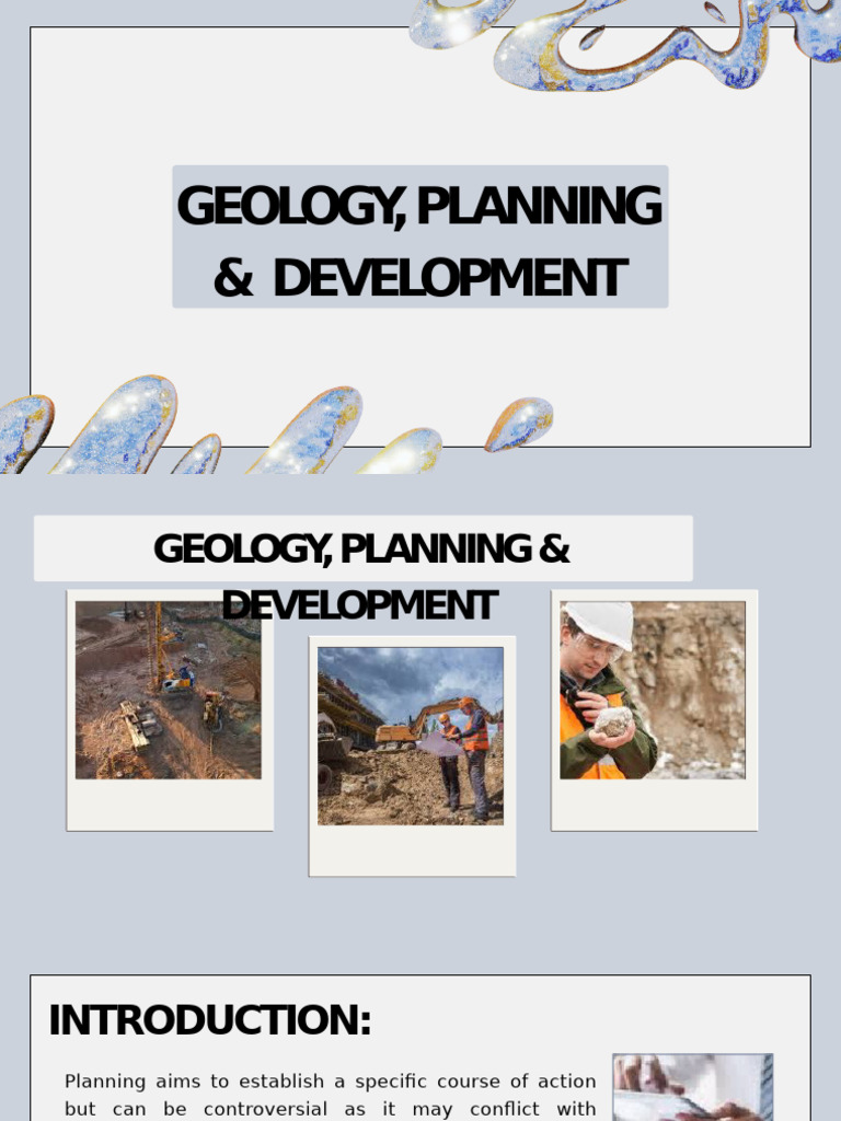 Geology, Planning and Development | PDF | Earthquakes | Erosion