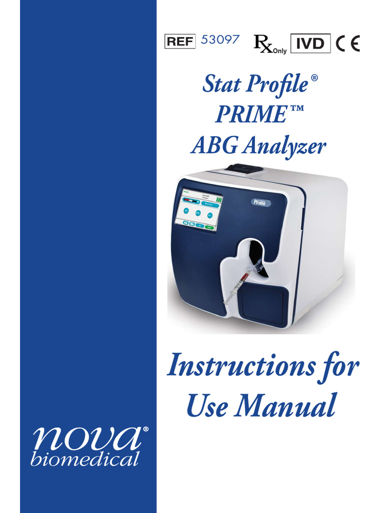 User Manual Novavet Prime Abg | PDF