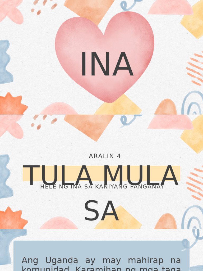 Aralin 4 (Tula Mula Sa Uganda) | PDF