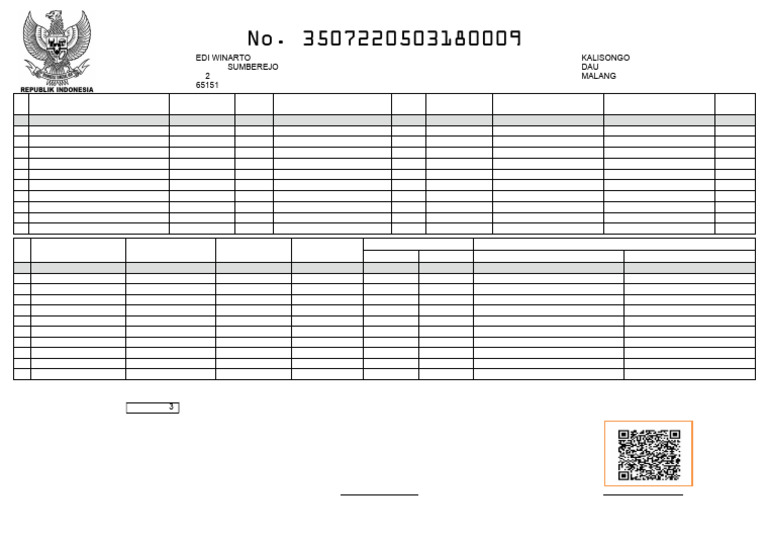 blanko kk kosong | PDF
