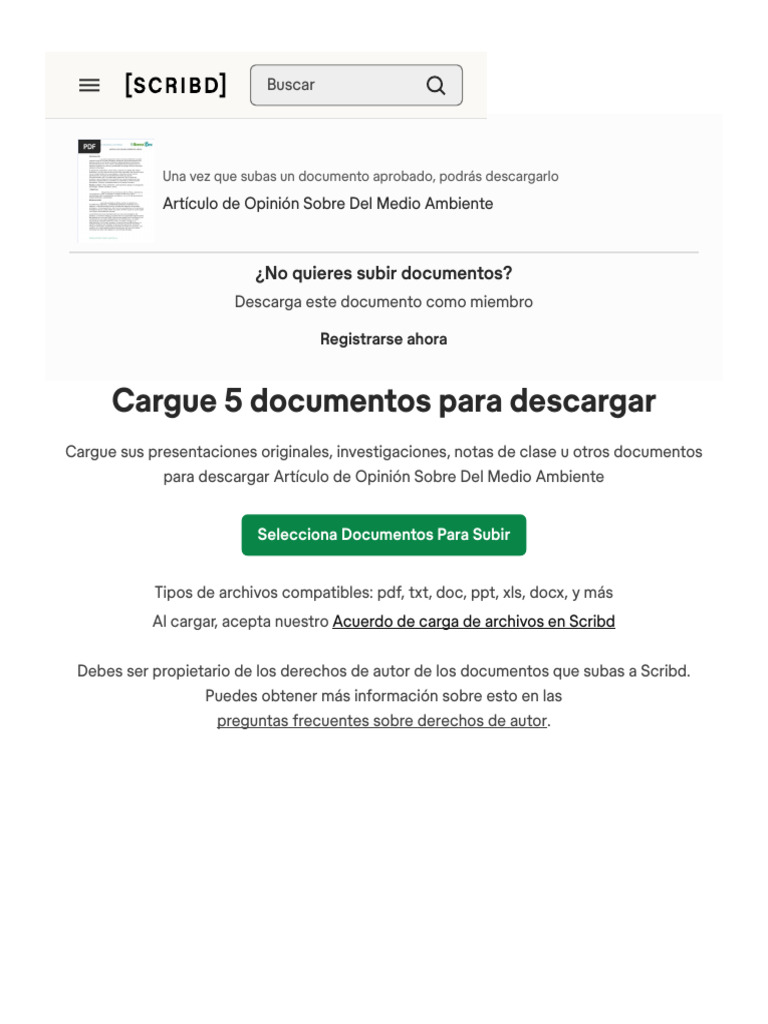 Suba Un Documento - Scribd | PDF | Scribd | Facebook