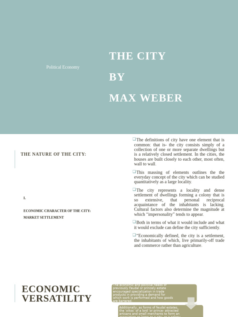 Understanding City Economics and Types | PDF | Castle | Fortification
