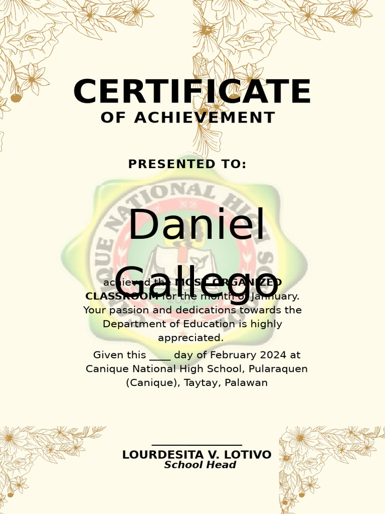 Of Achievement | PDF