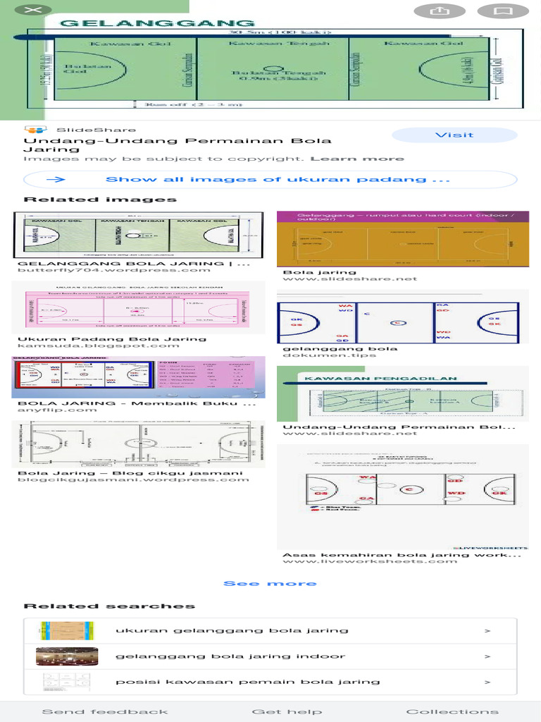Ukuran Padang Bola Jaring Sekolah Rendah - Google Search | PDF