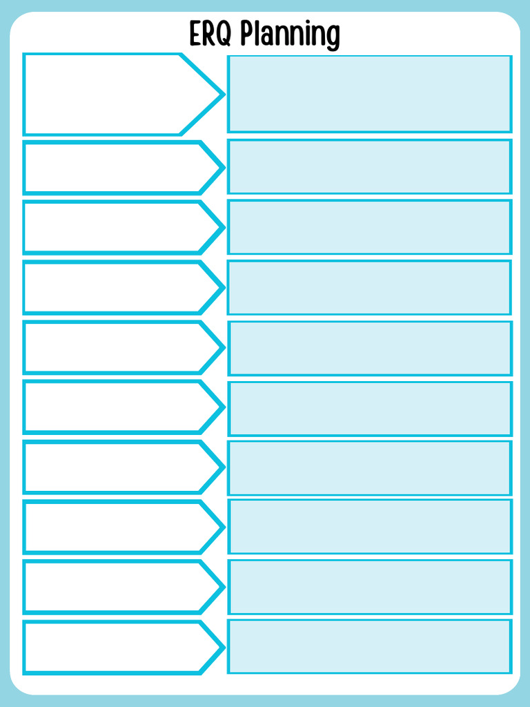 ERQ Planner | PDF