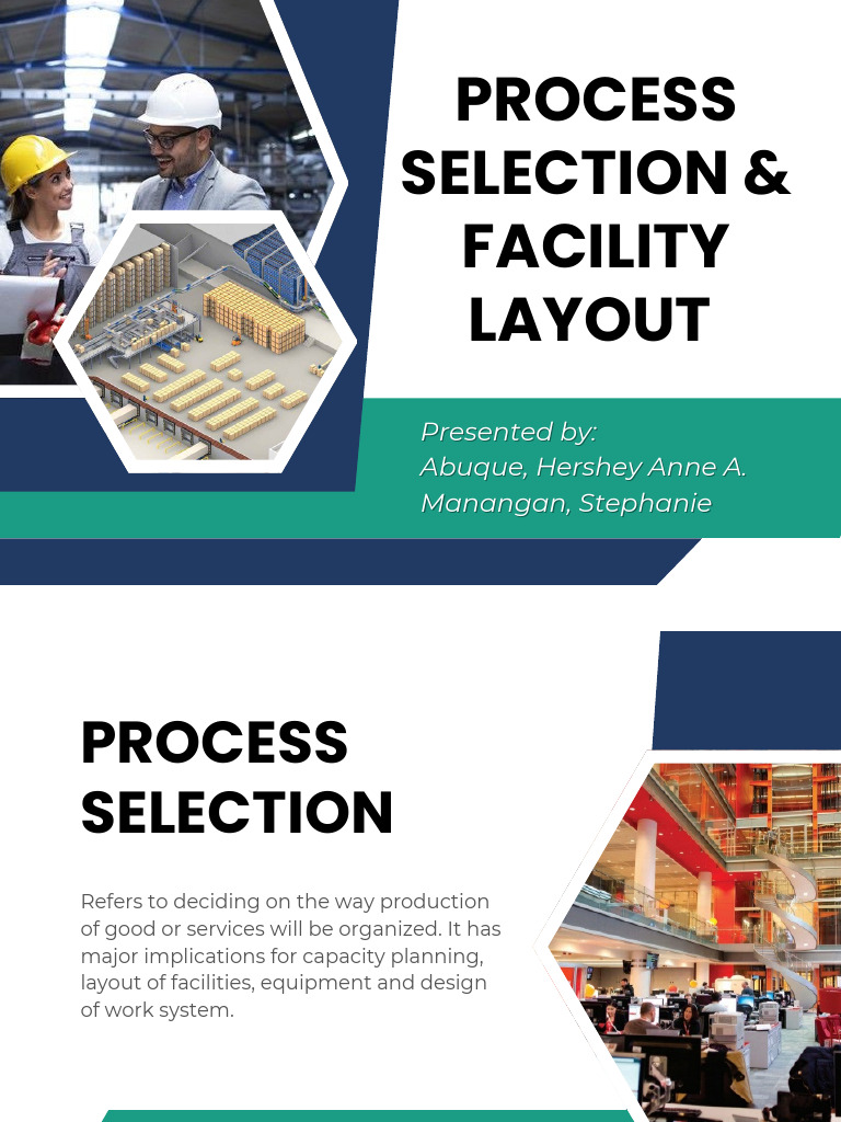 PROCESS SELECTION & FACILITY LAYOUT | PDF | Production And ...