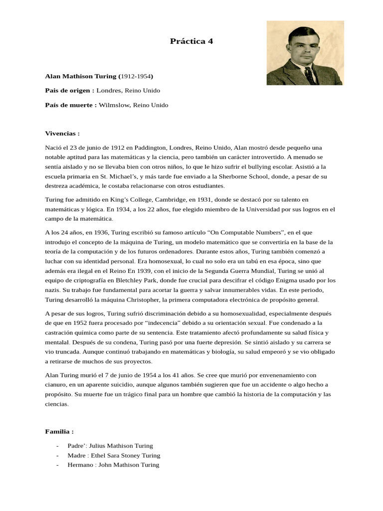 Alan Turíng 1.2 | PDF | Alan Turing