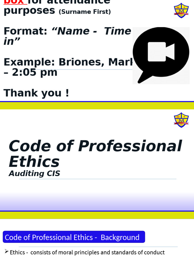 Professional Ethics in Accounting Overview | PDF | Audit | Internal Control