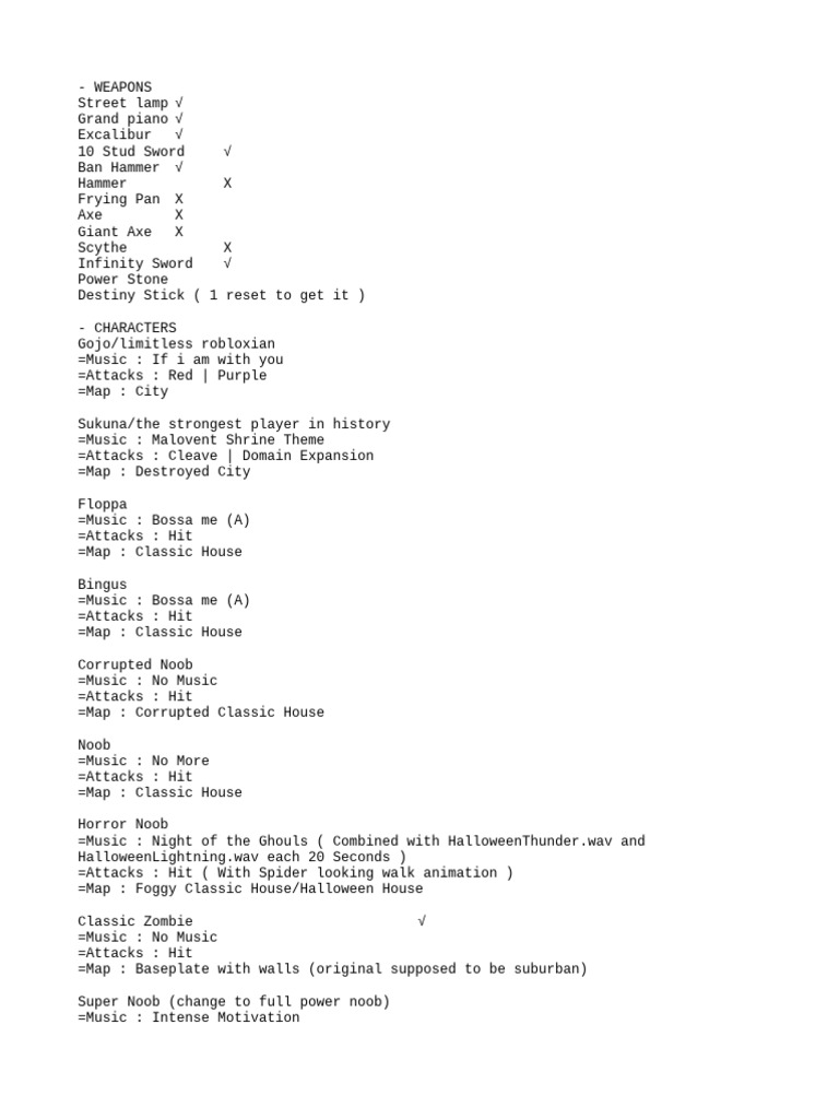 Ideas For Ur Utmm Game Andi!!!!! | PDF