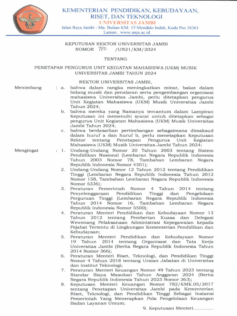780 SK Ukm Musik 2024 | PDF