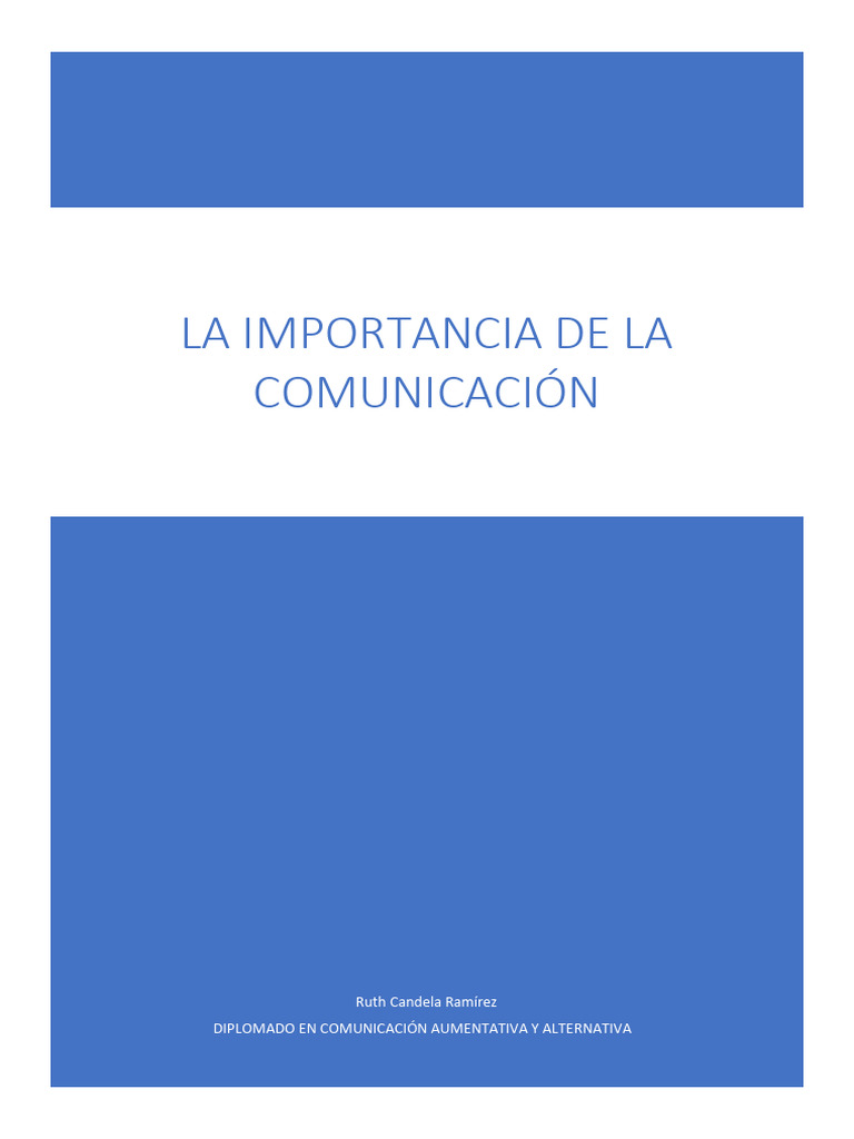 Material Módulo 2. La importancia de la comunicación | PDF | Comunicación | Las emociones