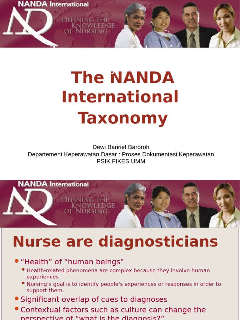 NANDA Diagnosa Keperawatan | PDF | Medical Diagnosis | Nursing