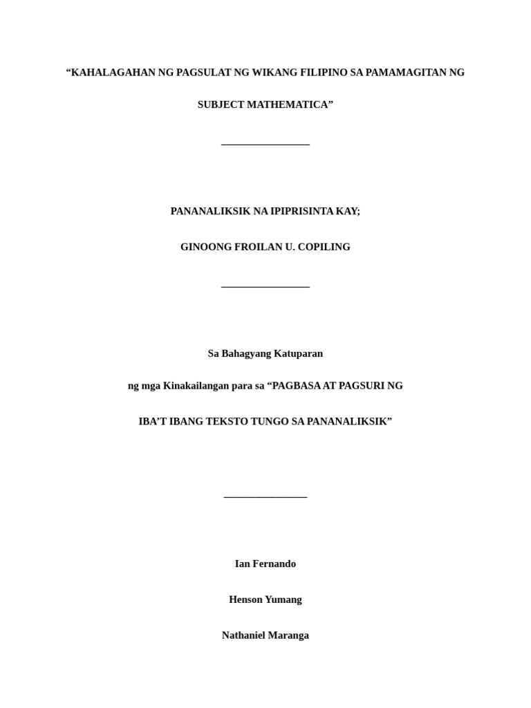 Ian Chap 1 Fil | PDF