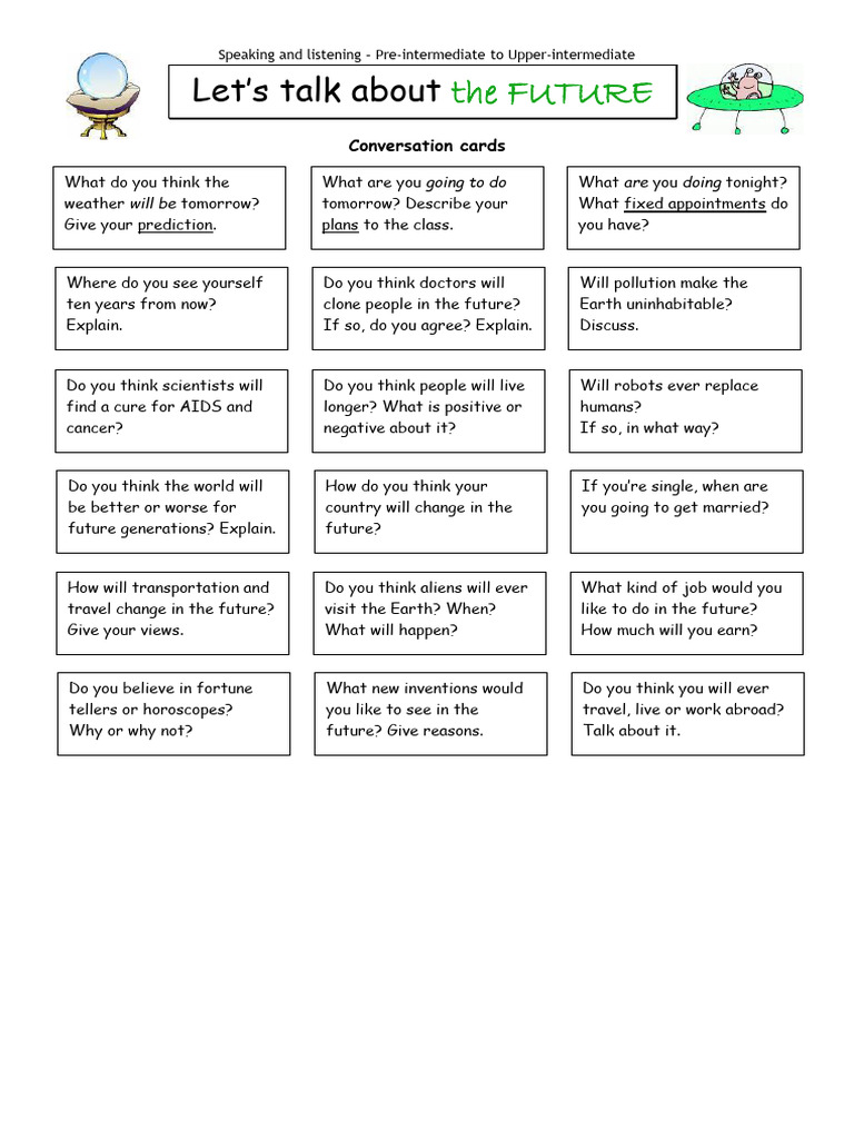 lets-talk-about-the-future-SPEAKING EXAM | PDF