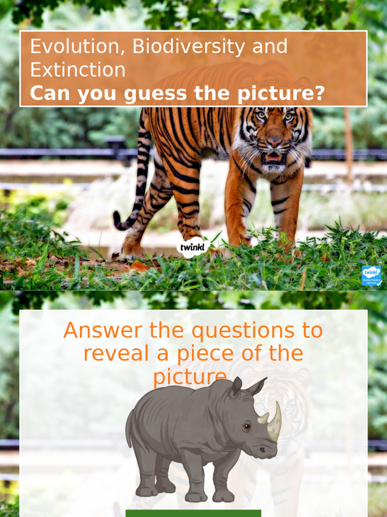 t3 Sc 660 Evolution Extinction and Biodiversity Quiz Powerpoint Ver 6 ...