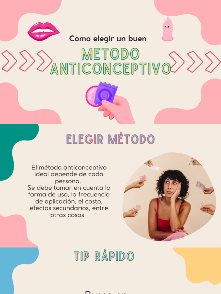 Presentación Educativa de Métodos Anticonceptivos Moderna Colores ...