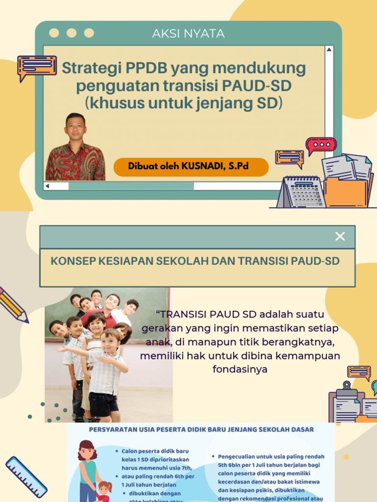Strategi PPDB Yang Mendukung Penguatan Transisi PAUD-SD-compressed | PDF