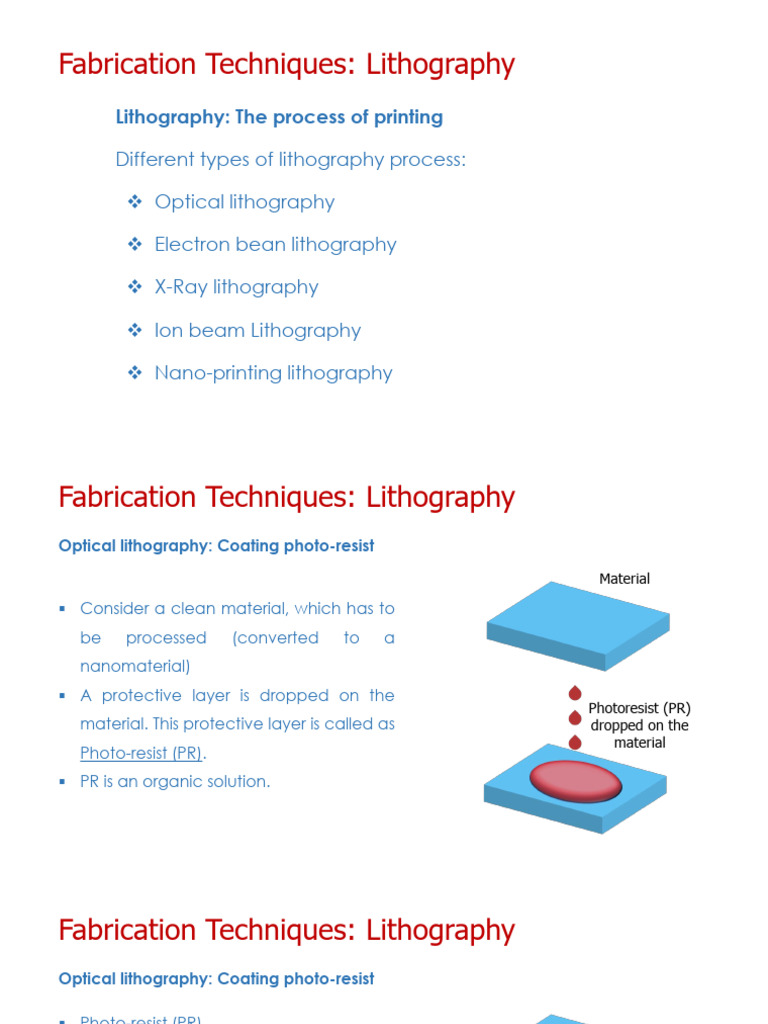 Lithography | PDF | Photolithography | X Ray