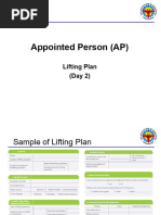 Lifting Plan & Rigging Study Template | PDF | Elevator | Crane (Machine)