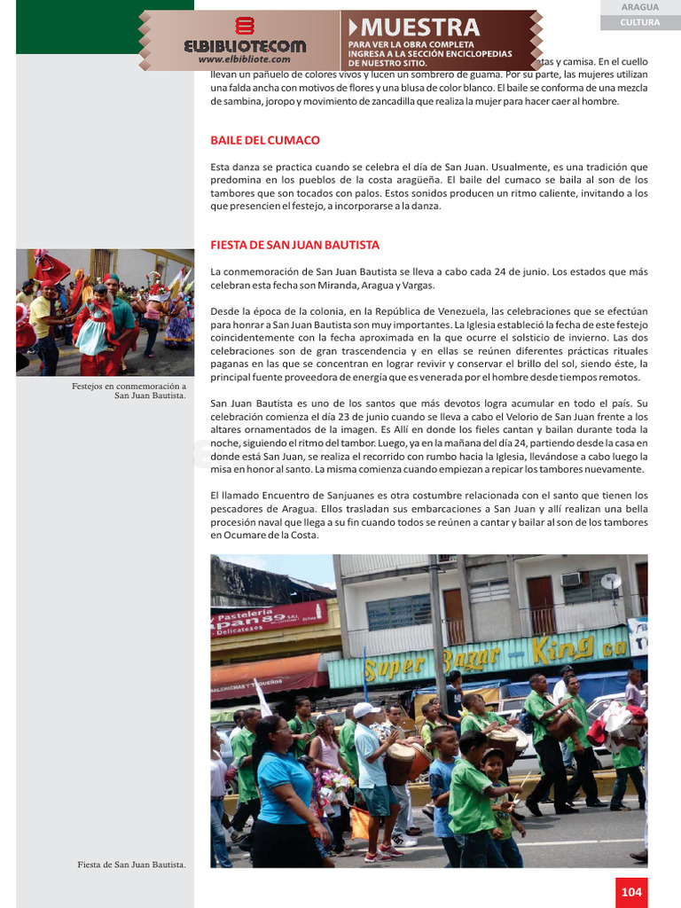 104 104 Aragua Baile Del Cumaco San Juan Bautista (1) | PDF