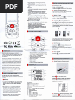DTAPE DT50 Laser Distance Meter User Manual | PDF | Backlight | Metre