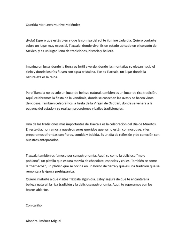 Querida Mar Leen Munive Melendez | PDF