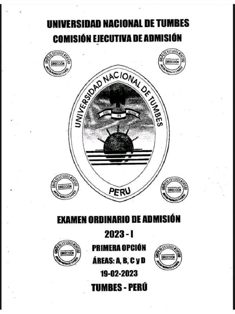 ADMISION TUMBES 2023 | PDF