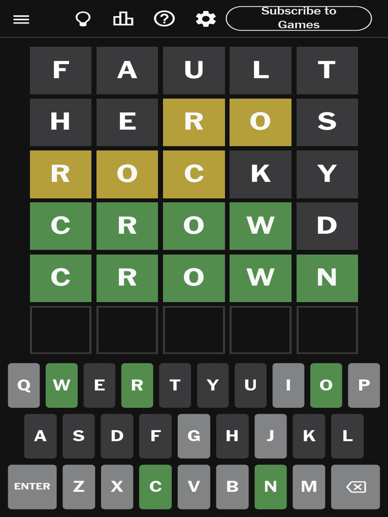 Wordle - The New York Times 4 | PDF