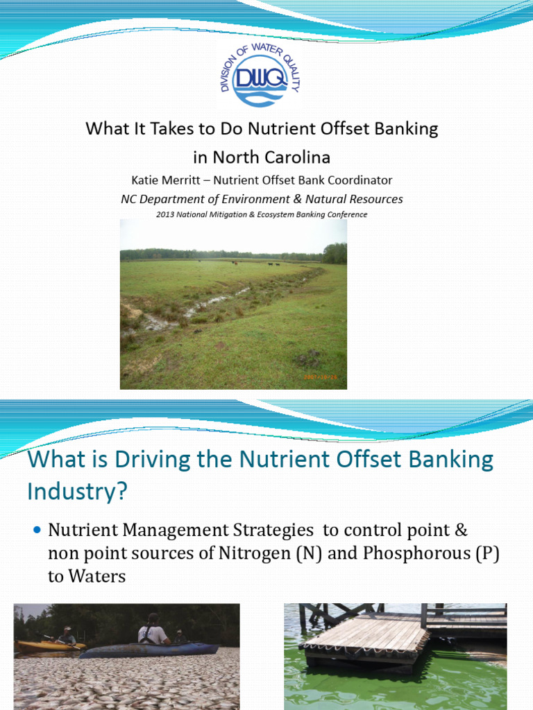 Natl Mit Conf - Nutrient Banking - 5-9-13 | PDF | Riparian Zone | Environment