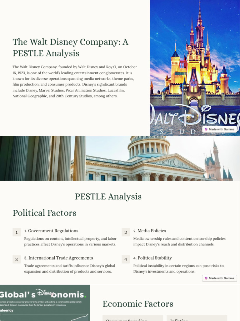 The Walt Disney Company A PESTLE Analysis | PDF | The Walt Disney ...