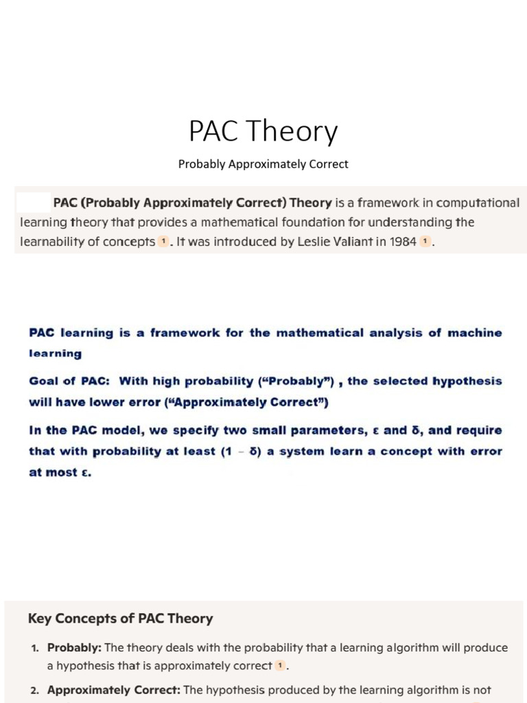 Mod-2 PAC Theory | PDF