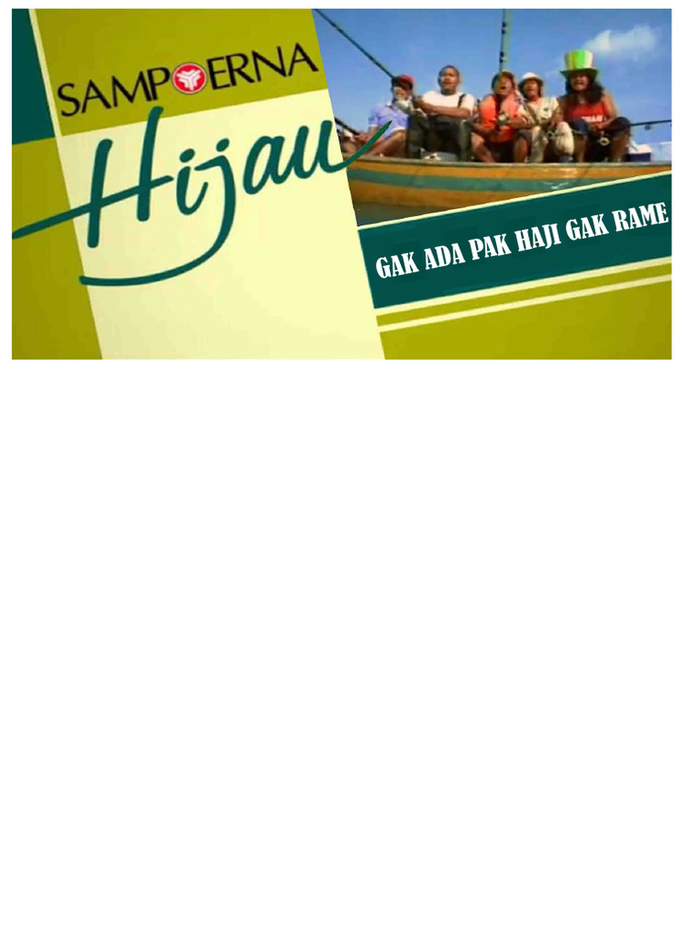 Gak Ada P Ak Haji Gak Rame | PDF