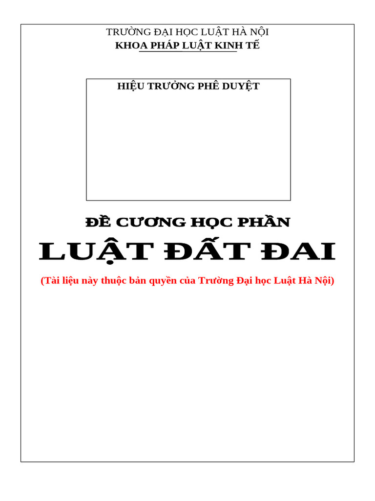 Luat Dat Dai - CLC - 3TC | PDF